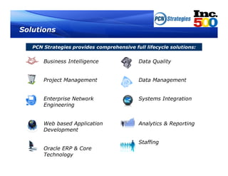 PCN Corporate Overview | PDF | Business | Business and Finance