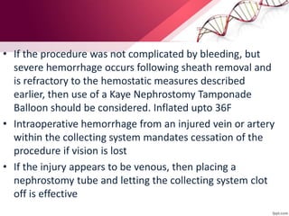 COMPLICATIONS OF PCNL | PPTX