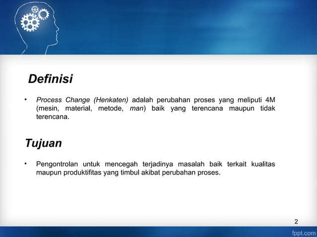Process Change Notification Procedure (4M Change notify) | PPT