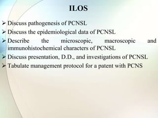 Primary CNS lymphoma | PPSX