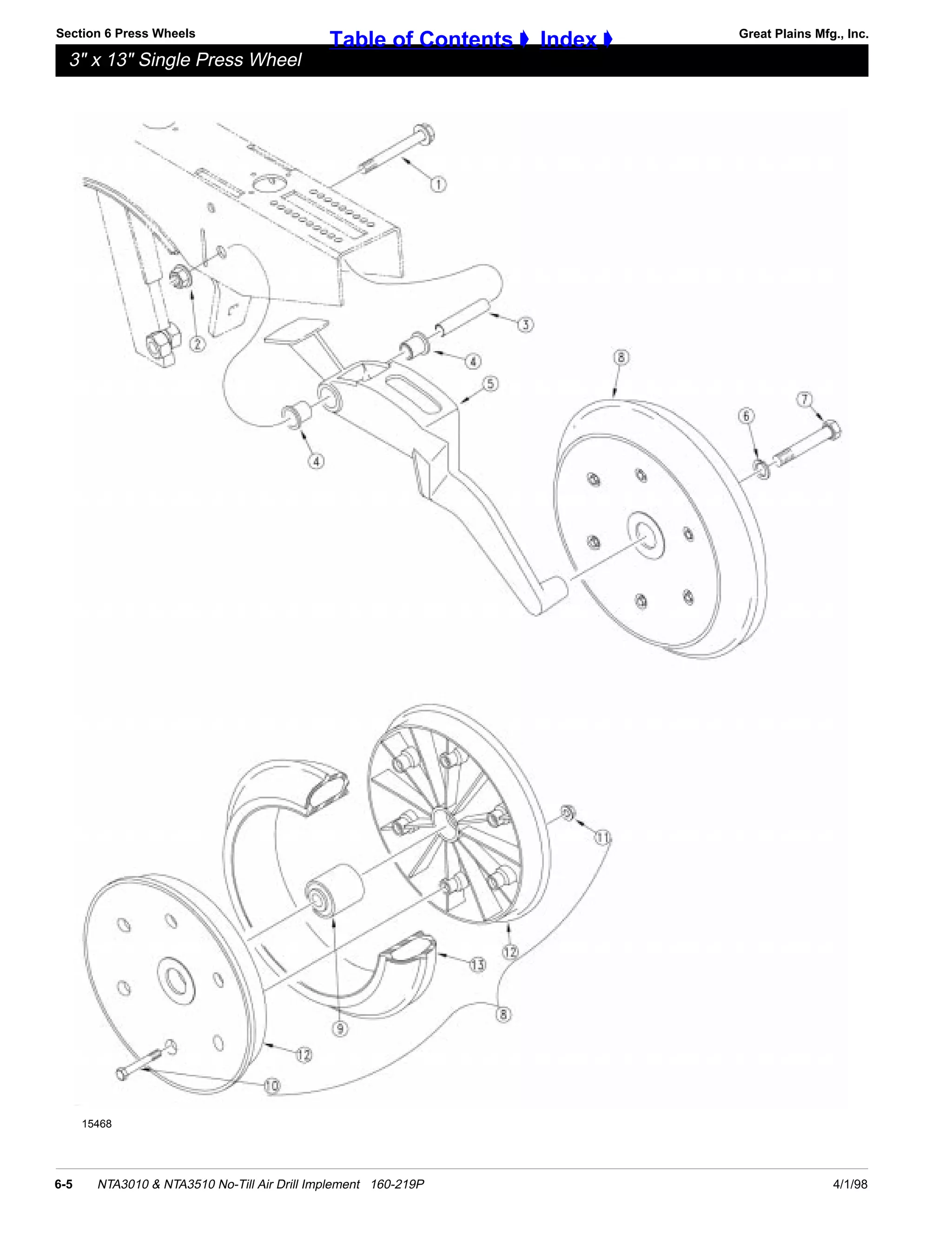 Great plains parts manual nta 3510 & nta 3010 no-till air drill implement | PDF