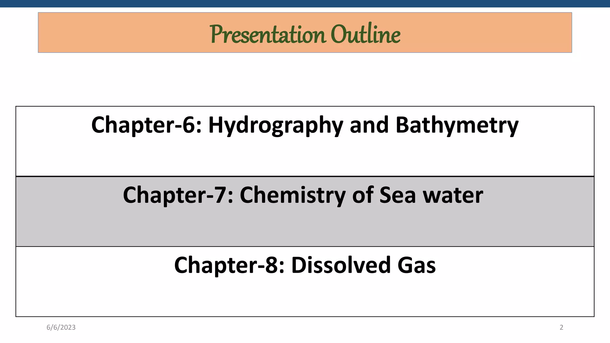 Hydrography : Tools & Techniques | PPTX