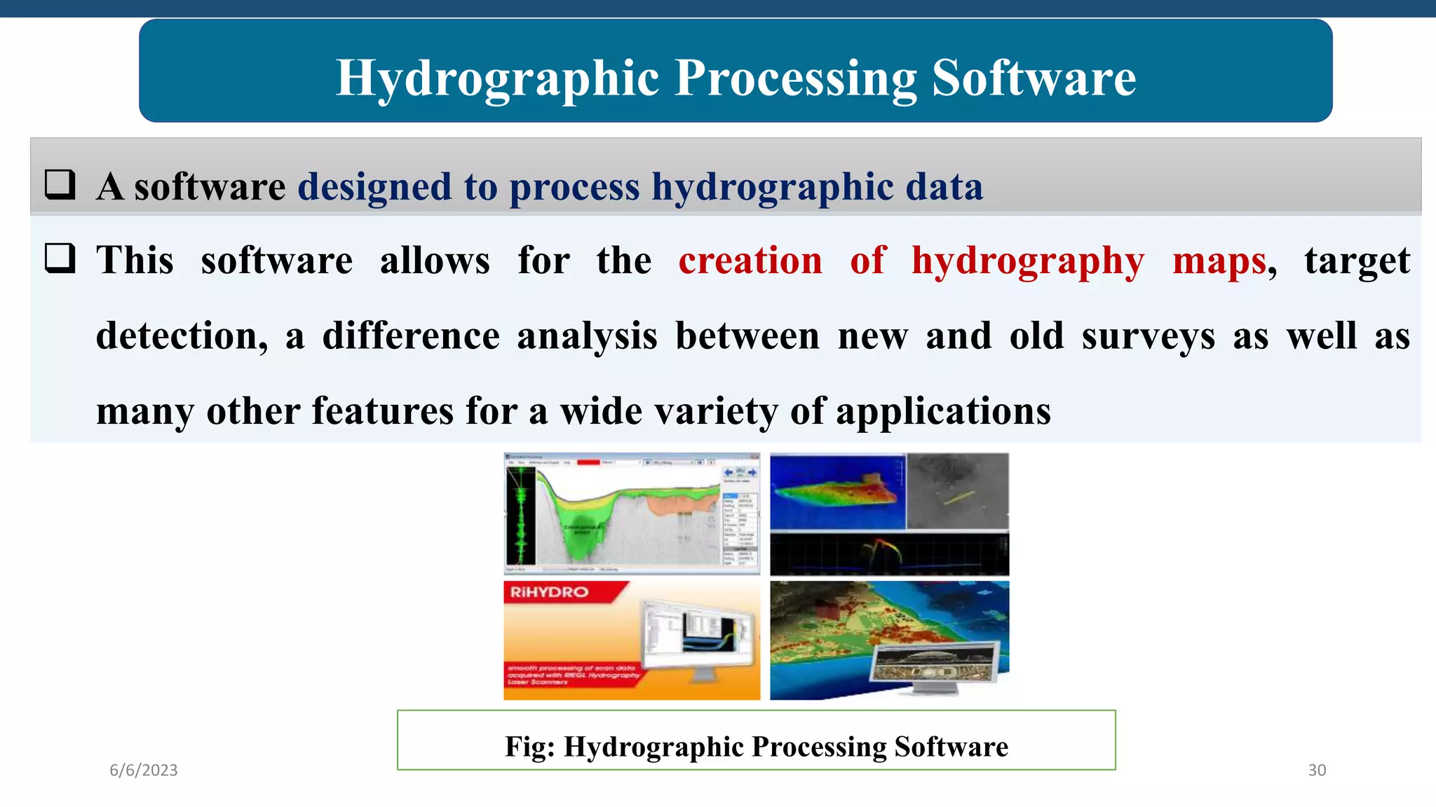 Hydrography : Tools & Techniques | PPTX