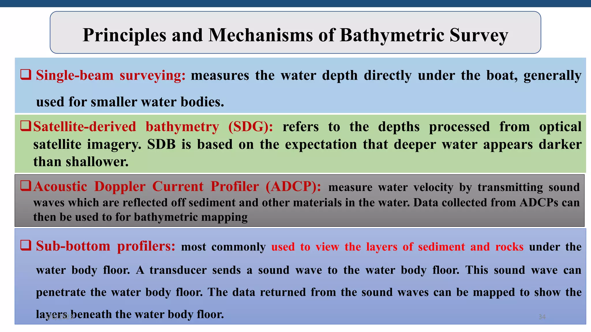 Hydrography : Tools & Techniques | PPTX