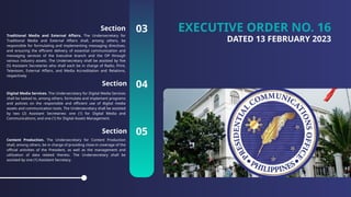 Presidential Communication Office Presentation | PPTX