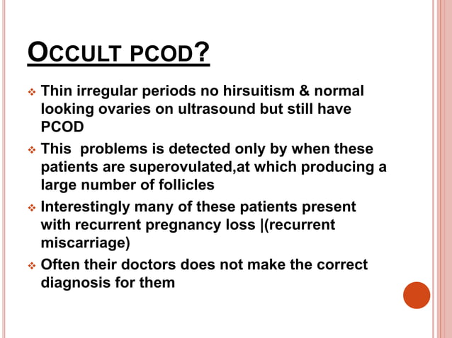 PCOD | PPTX