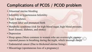 Polycystic ovarian Disease Causes & Prevention | PPTX