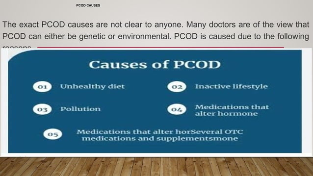 PCOD,PCOD problem,PCOD Treatment, PCOD symptoms | PPTX