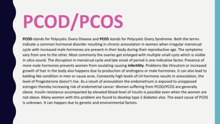 Pcod pcos | PPTX