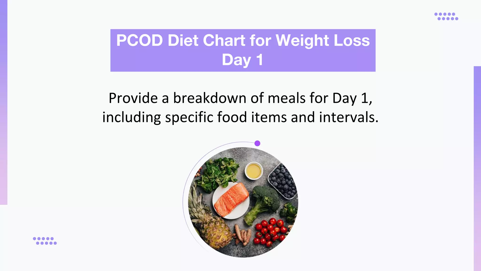 PCOD Diet Chart for Weight Loss What to Eat and What to Avoid | PPT