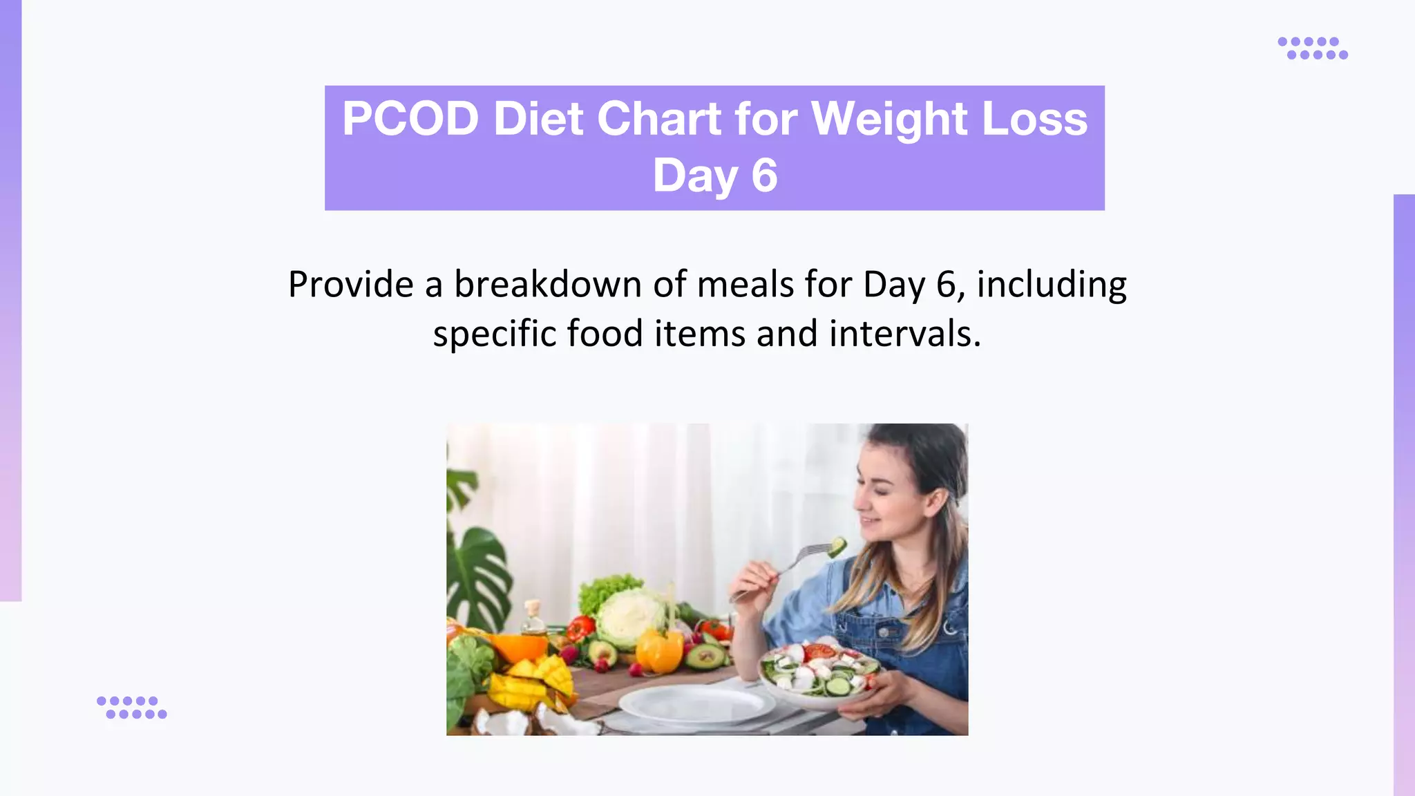 PCOD Diet Chart for Weight Loss What to Eat and What to Avoid | PPTX ...