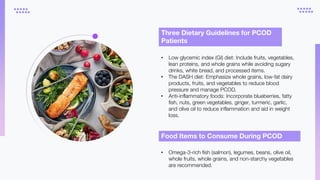 PCOD Diet Chart for Weight Loss What to Eat and What to Avoid | PPTX ...
