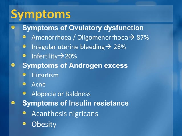 PCOD (Polycystic Ovarian Disease) | PPT | Infertility | Reproductive Health