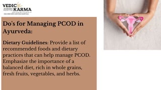 Enhance Your Well-Being with PCOD Treatment in Ayurveda | PDF