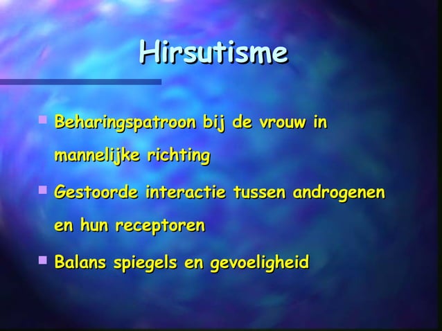 Pco en hirsutisme | PPT