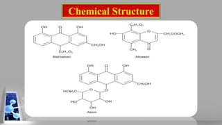 Introduction, Composition, Chemistry & Therapeutic Uses of ALOE | PPTX