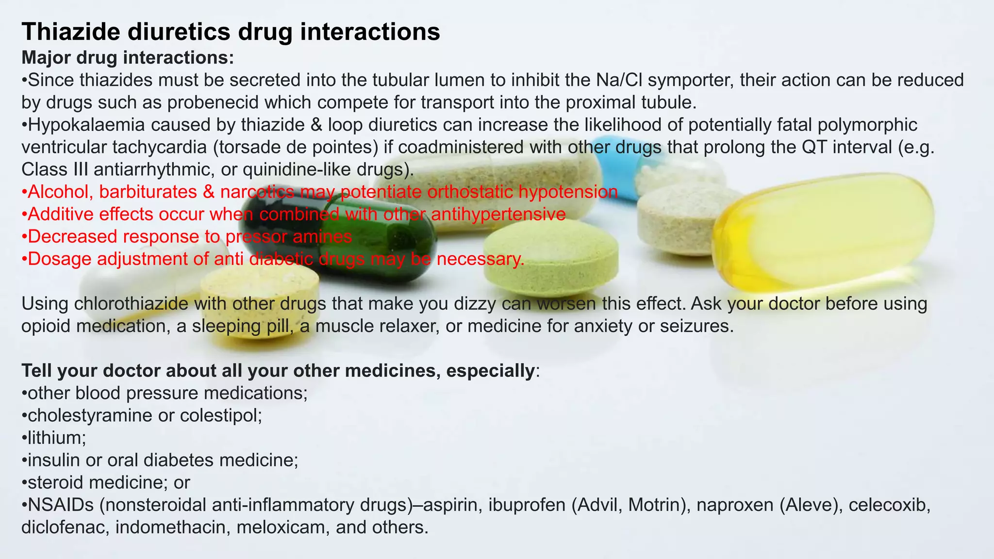 Diuretics & Antidiuretics (Pharmacology) | PPTX