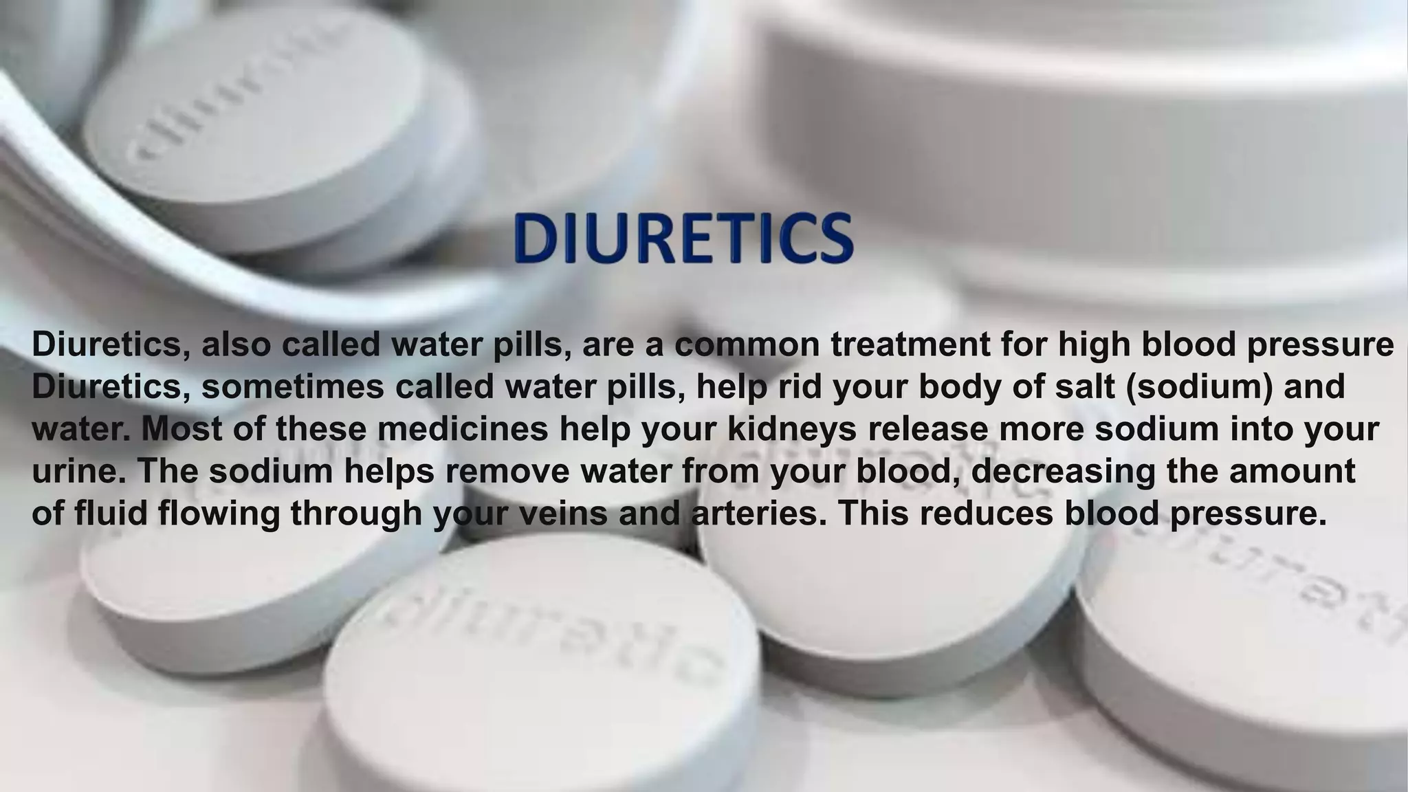 Diuretics & Antidiuretics (Pharmacology) | PPTX