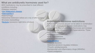 Diuretics & Antidiuretics (Pharmacology) | PPTX