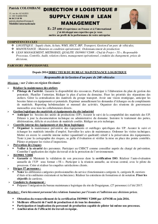 Exemple De Cv Supply Chain CV Gestionnaire De Stock Exemple Exemple De Cv Supply Chain CV Gestionnaire De Stock Exemple