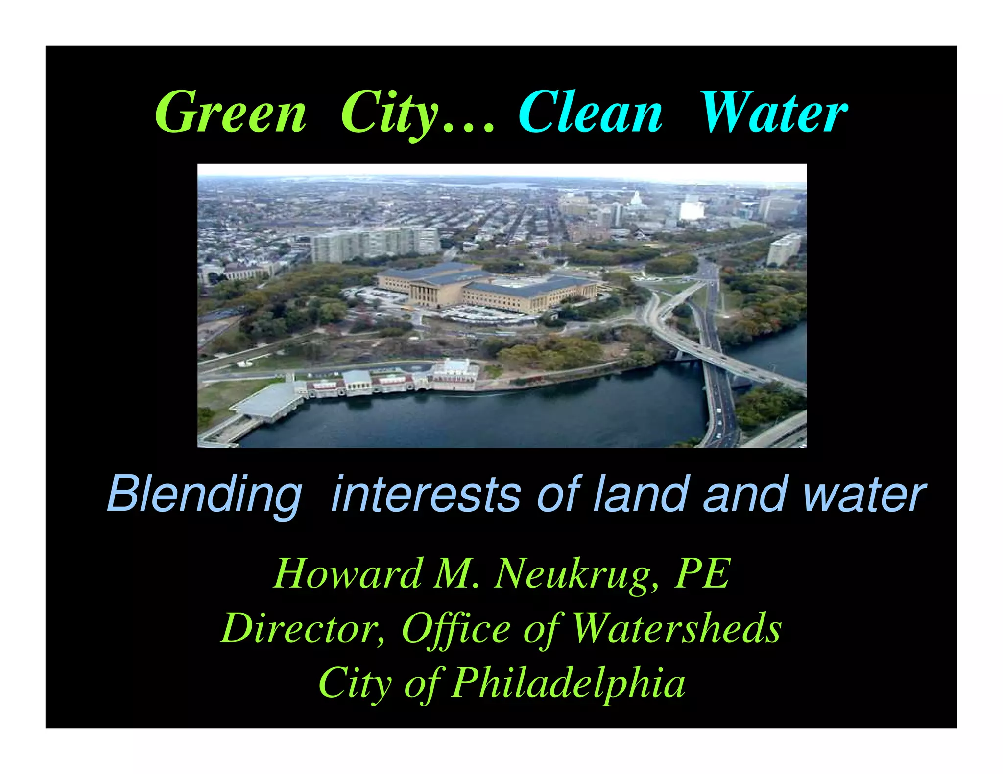 Green City... Clean Water | PDF