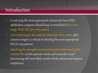 Premium oils intraoperative consideration | PPT