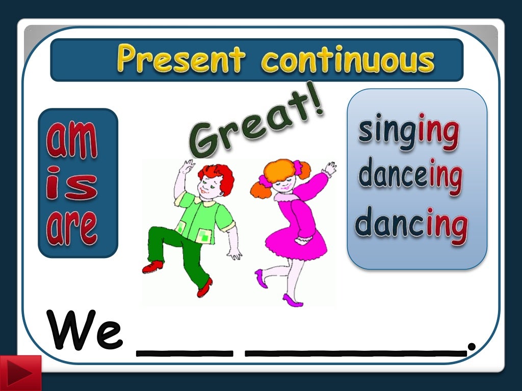 Present Continuous: PowerPoint