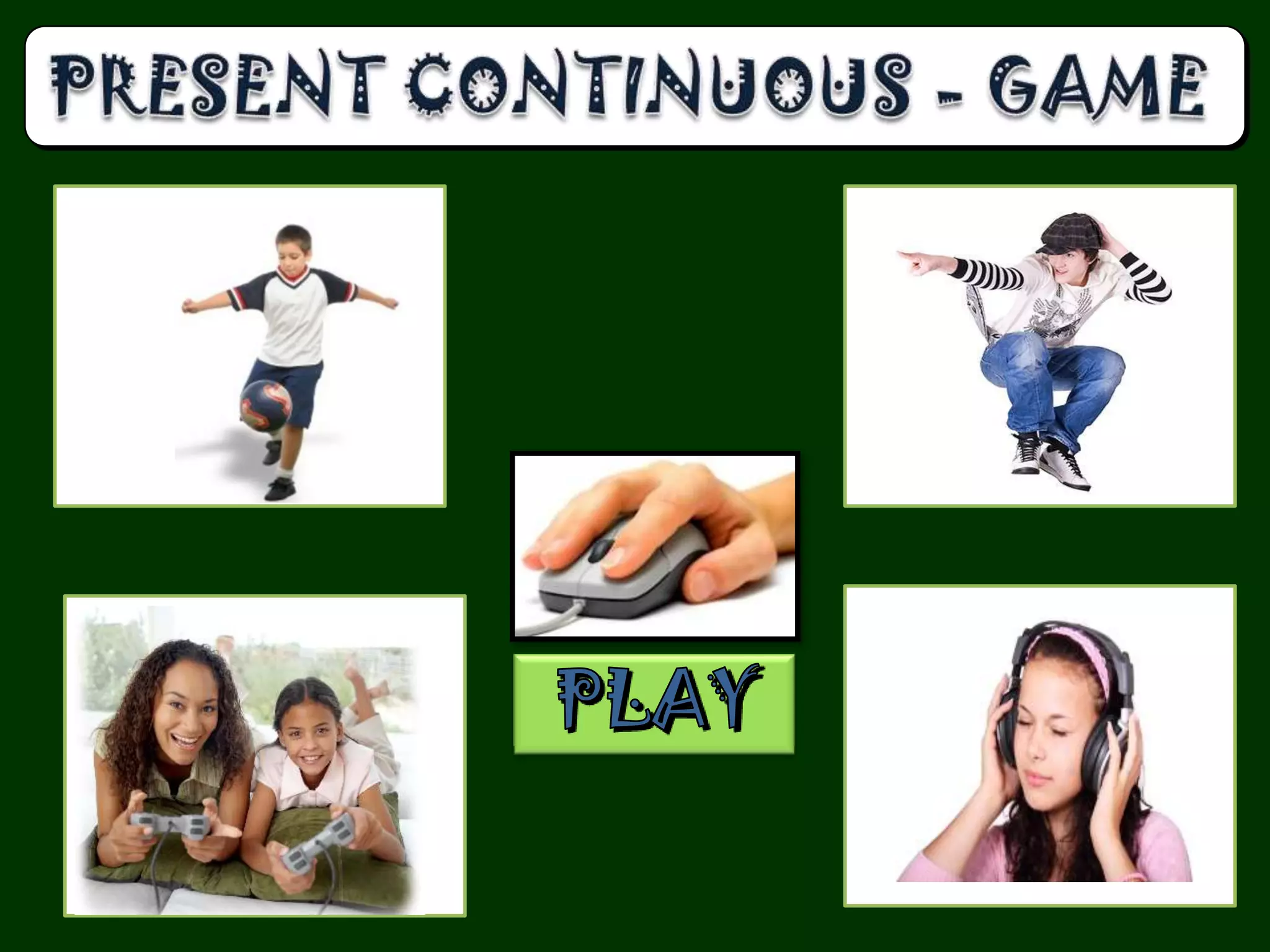 Present Continuous- PowerPoint game | PPSX