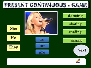 Present Continuous- PowerPoint game | PPSX