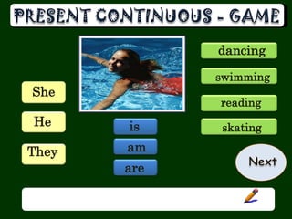 Present Continuous- PowerPoint game | PPSX