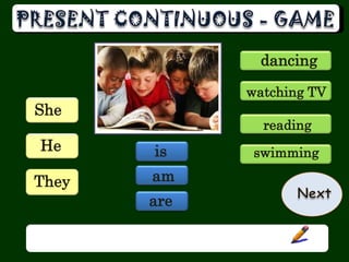 Present Continuous- PowerPoint game | PPSX