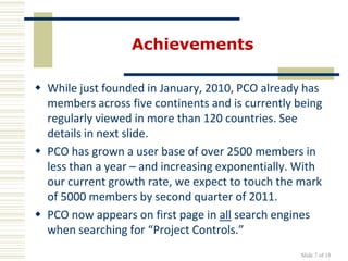 PCO Presentation | PPTX