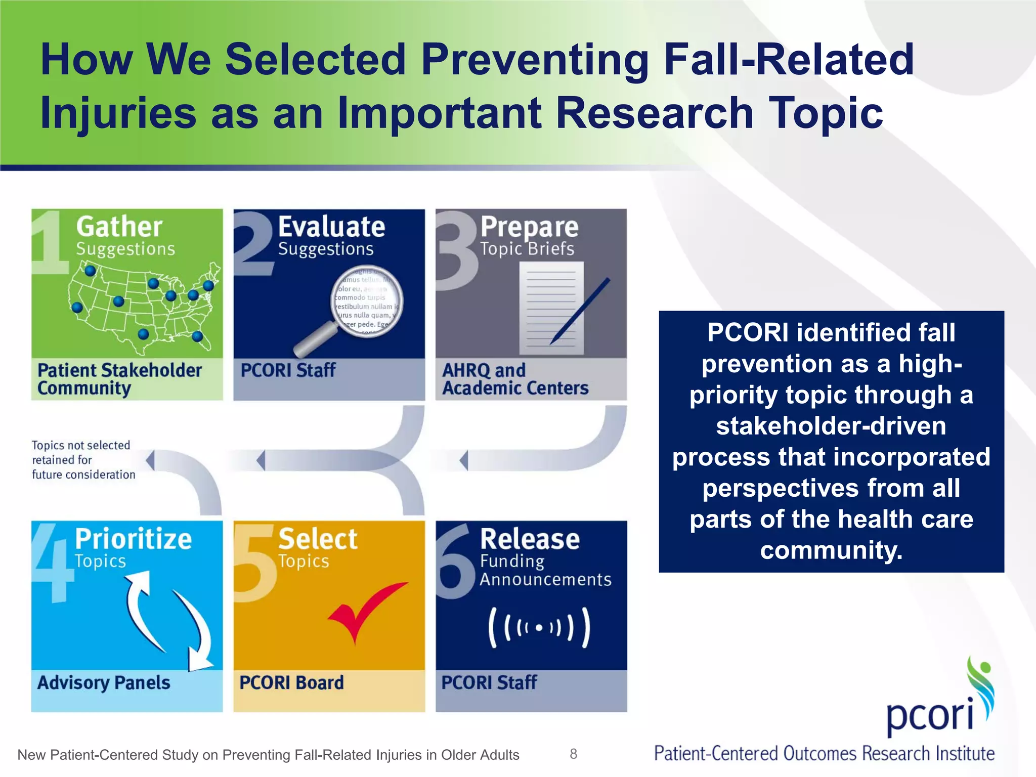 New Patient-Centered Study on Preventing Fall-Related Injuries in Older ...