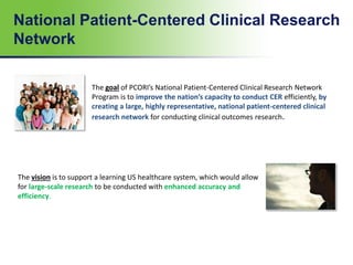 The National Patient-Centered Clinical Research Network: Patient ...