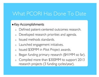 Pcori webinar slides | PDF | Computer Software and Applications | Computing