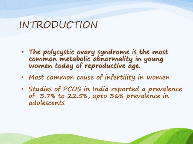 Pcos | PPTX | Infertility | Reproductive Health