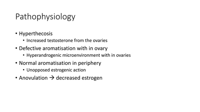 Polycystic ovarian disease revision notes (PCOD) | PDF | Hormonal ...
