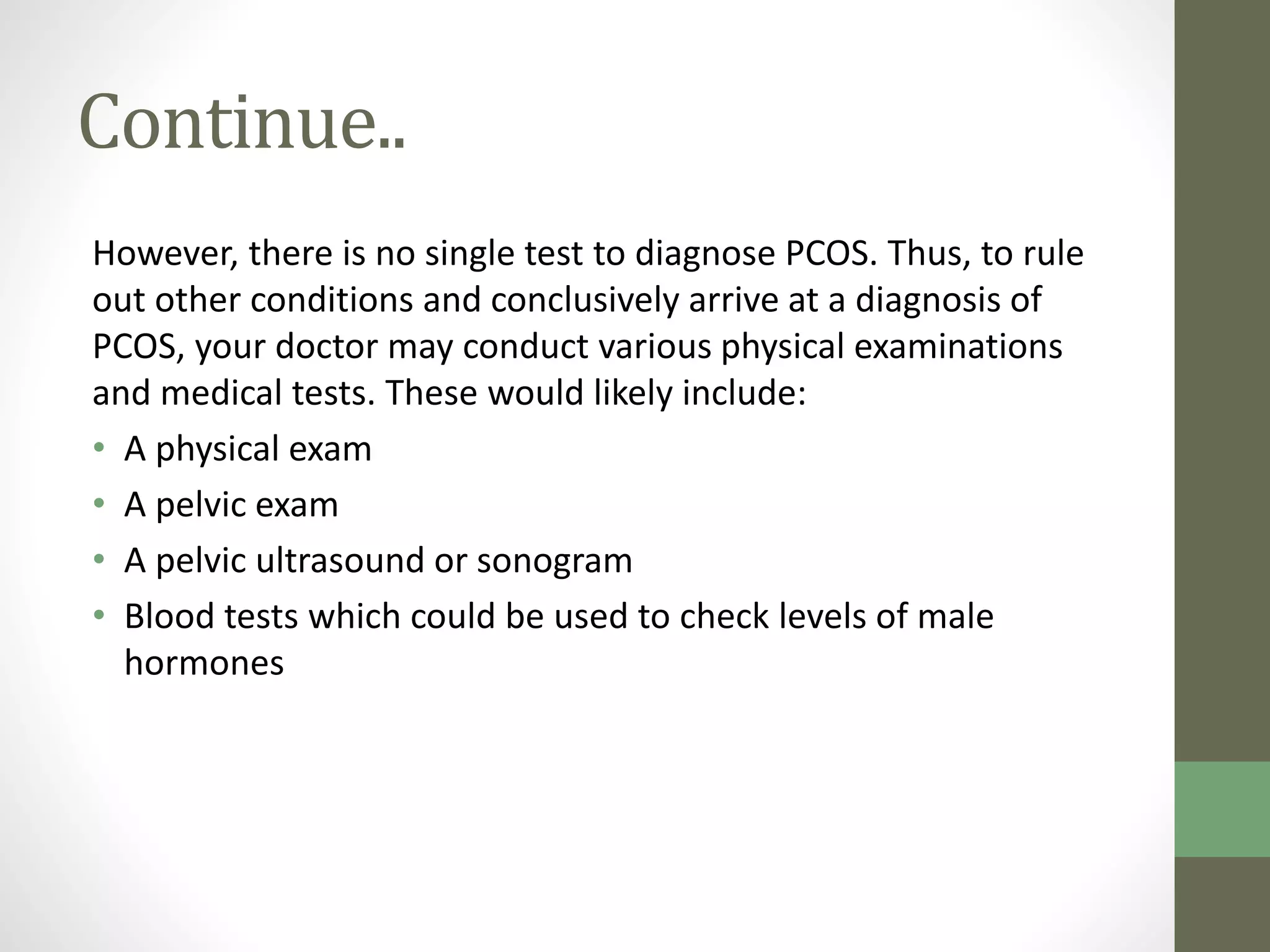 PCOS: What Is PCOS? Signs, Symptoms, Causes, Treatment & More | PPTX