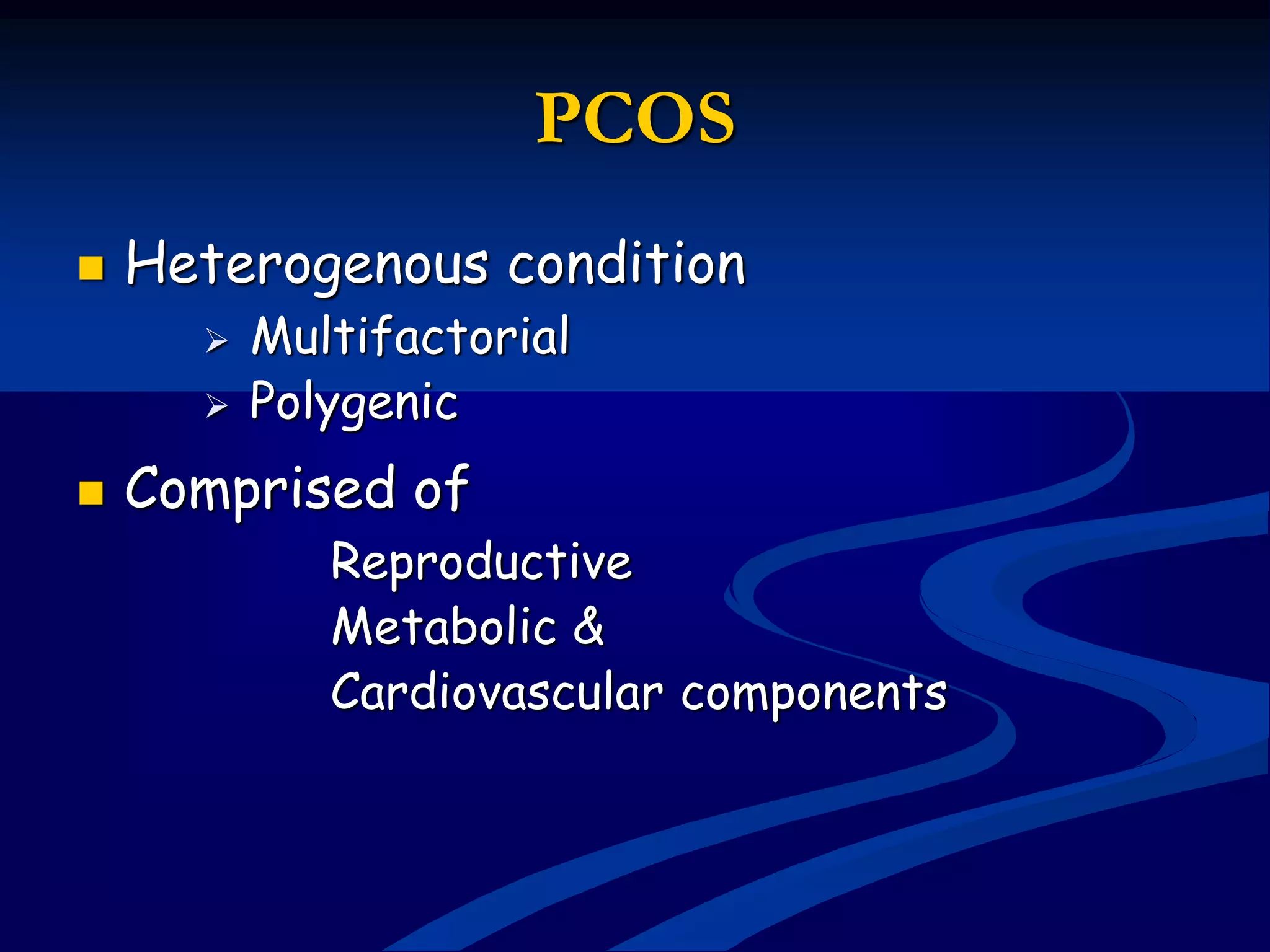 Hormonal evaluation and management of Polycystic Ovarian Syndrome (PCOS ...