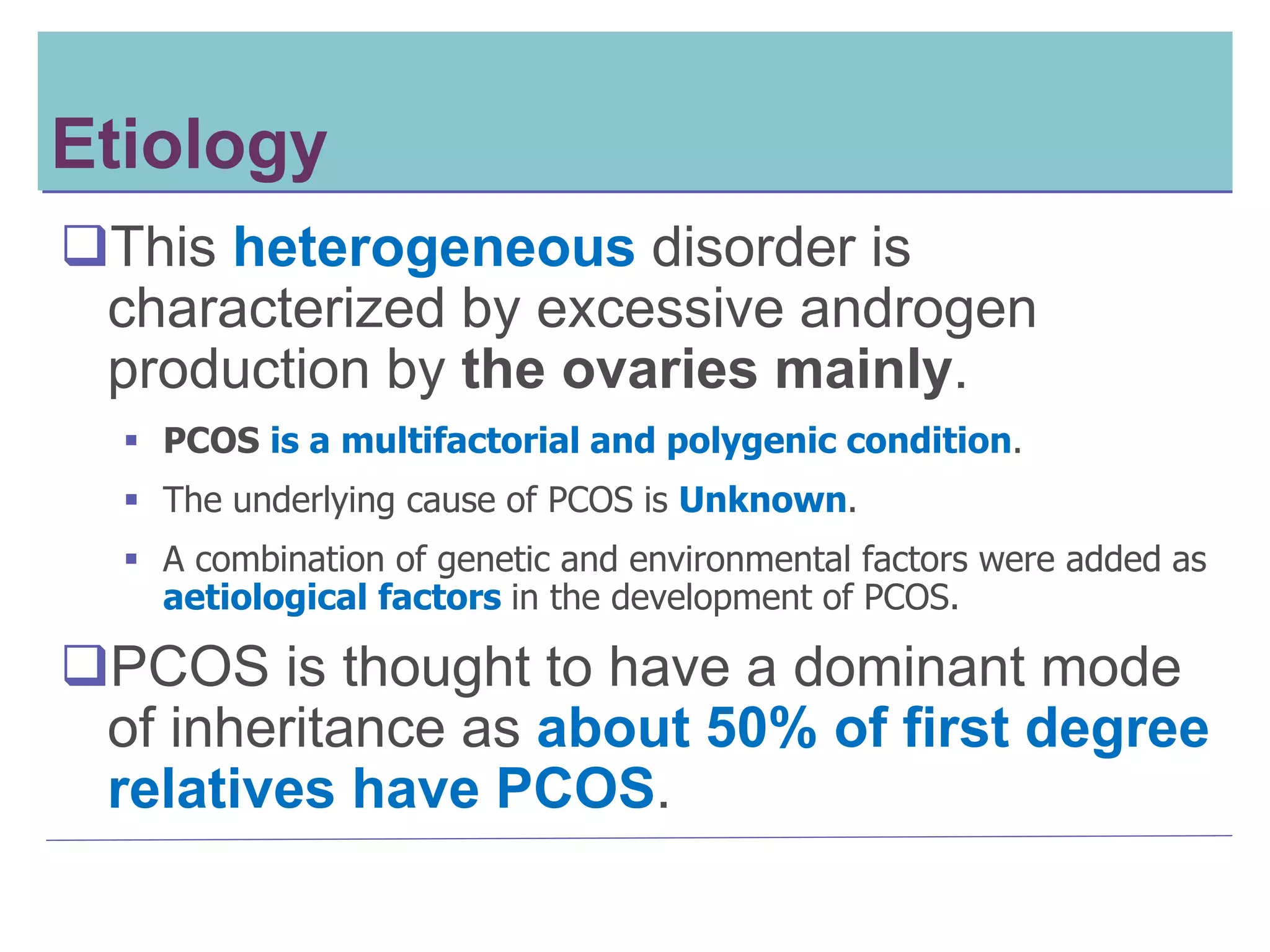 Polycystic Ovarian Syndrome/PCOS | PPT