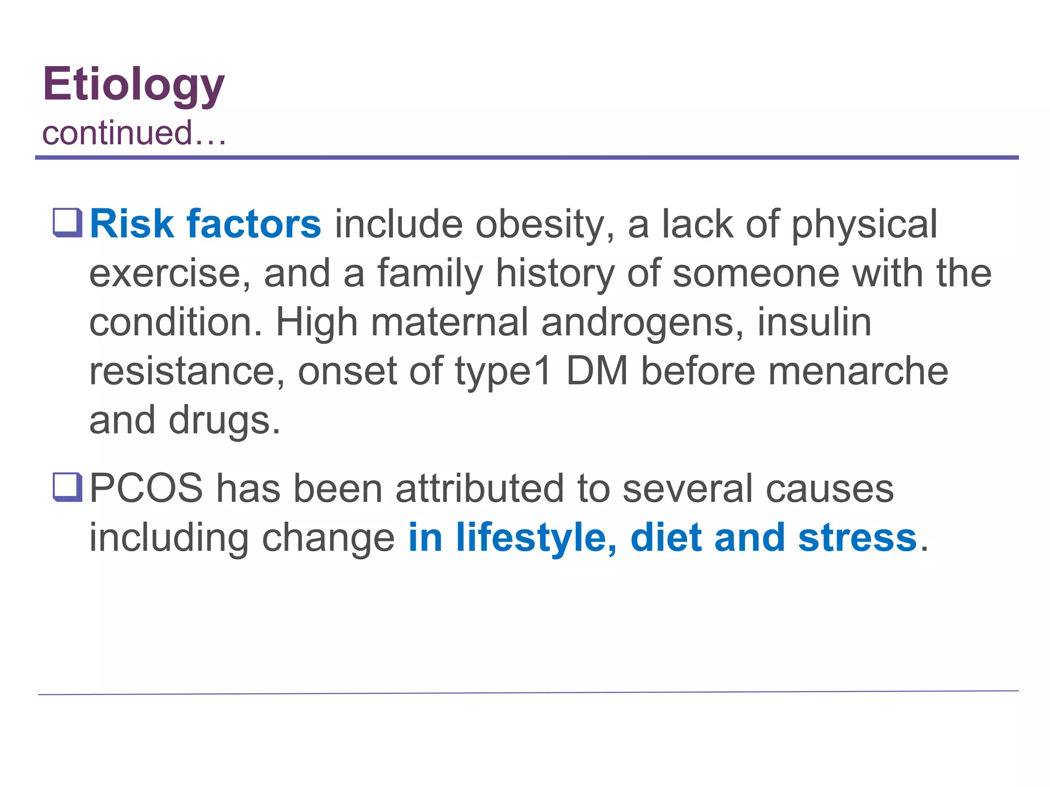 Polycystic Ovarian Syndrome/PCOS | PPT