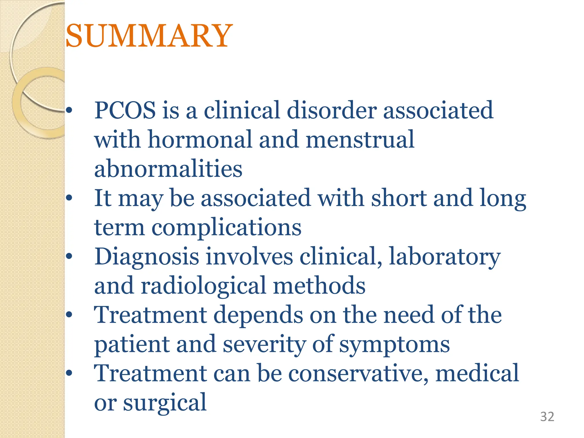 PCOS polycystic ovarian syndrome presentayiom | PDF
