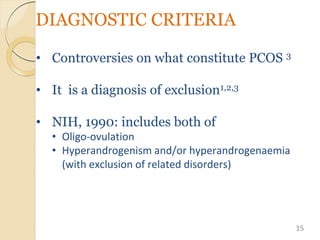 PCOS polycystic ovarian syndrome presentayiom | PDF