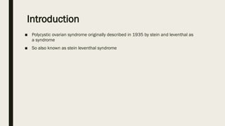pcos or pcod in pregnancy or normal females | PPTX