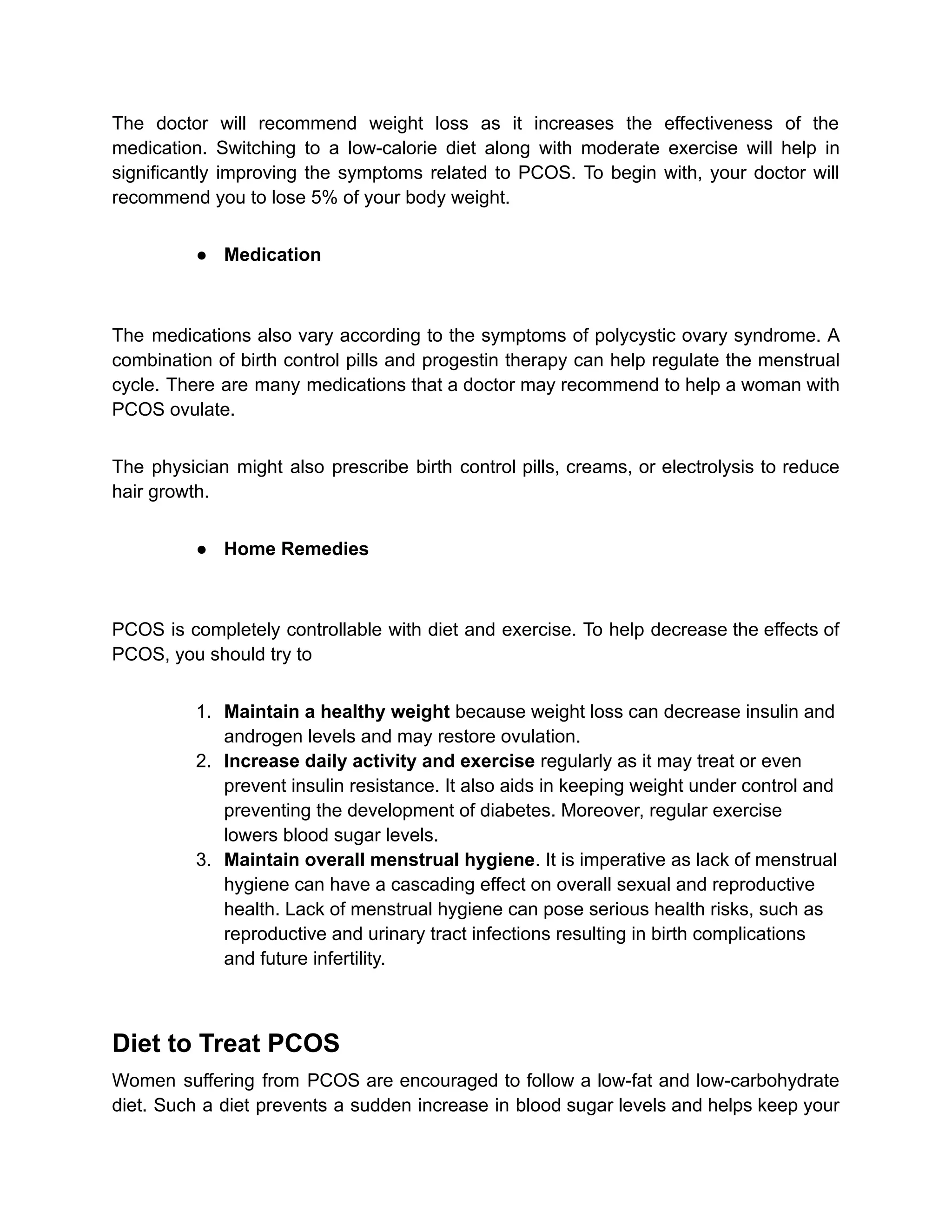 PCOS- It’s Awareness and Prevention | PDF