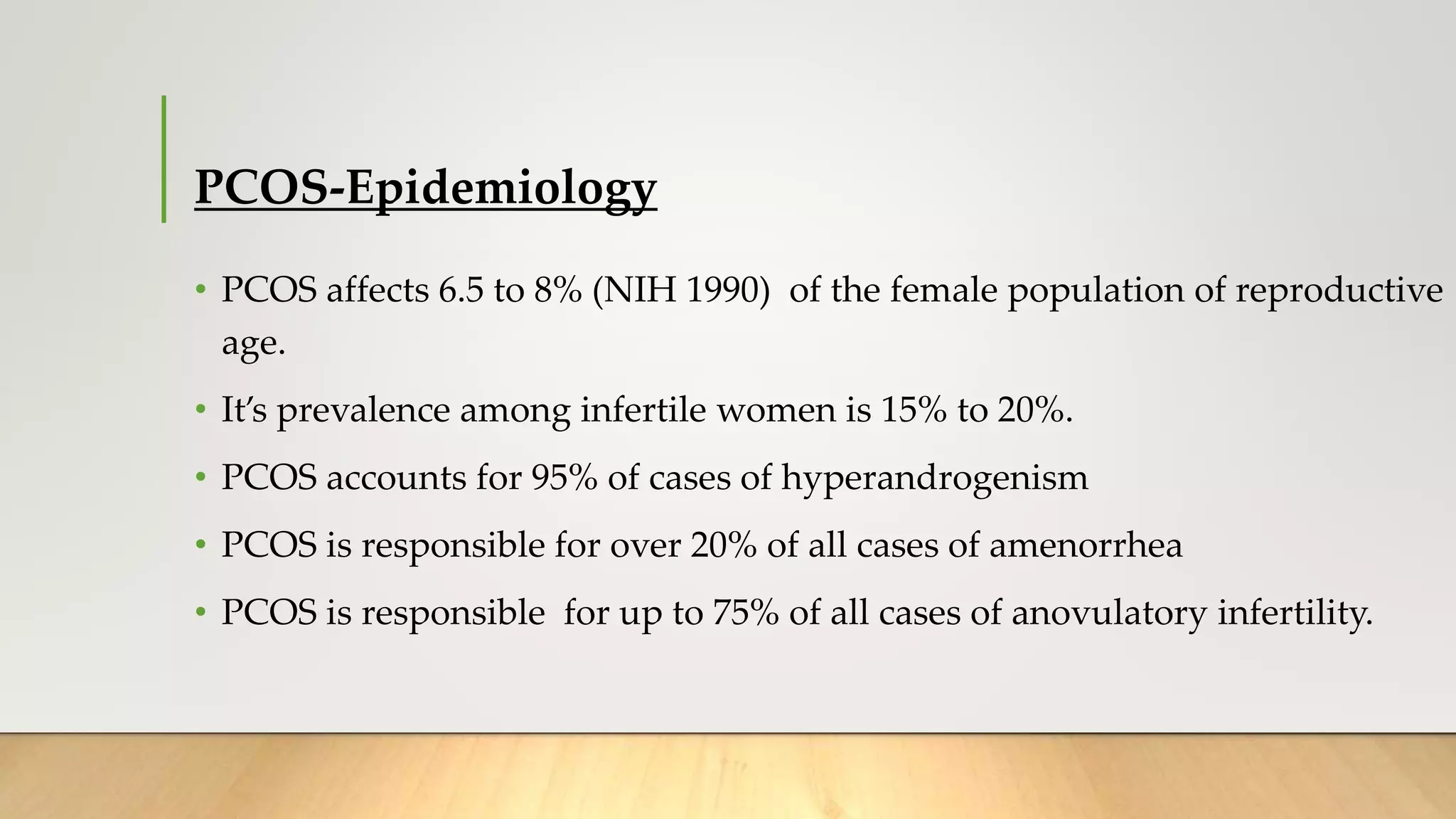 Polycystic ovarian disease (PCOS) | PPTX | Infertility | Reproductive Health