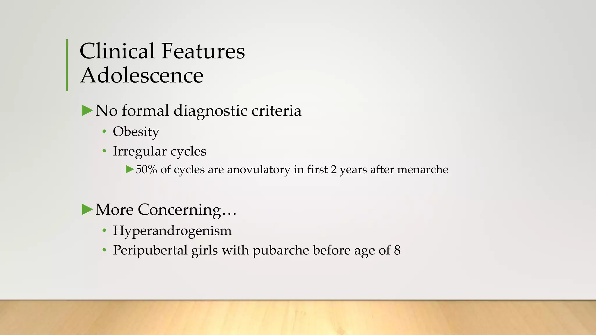 Polycystic ovarian disease (PCOS) | PPTX