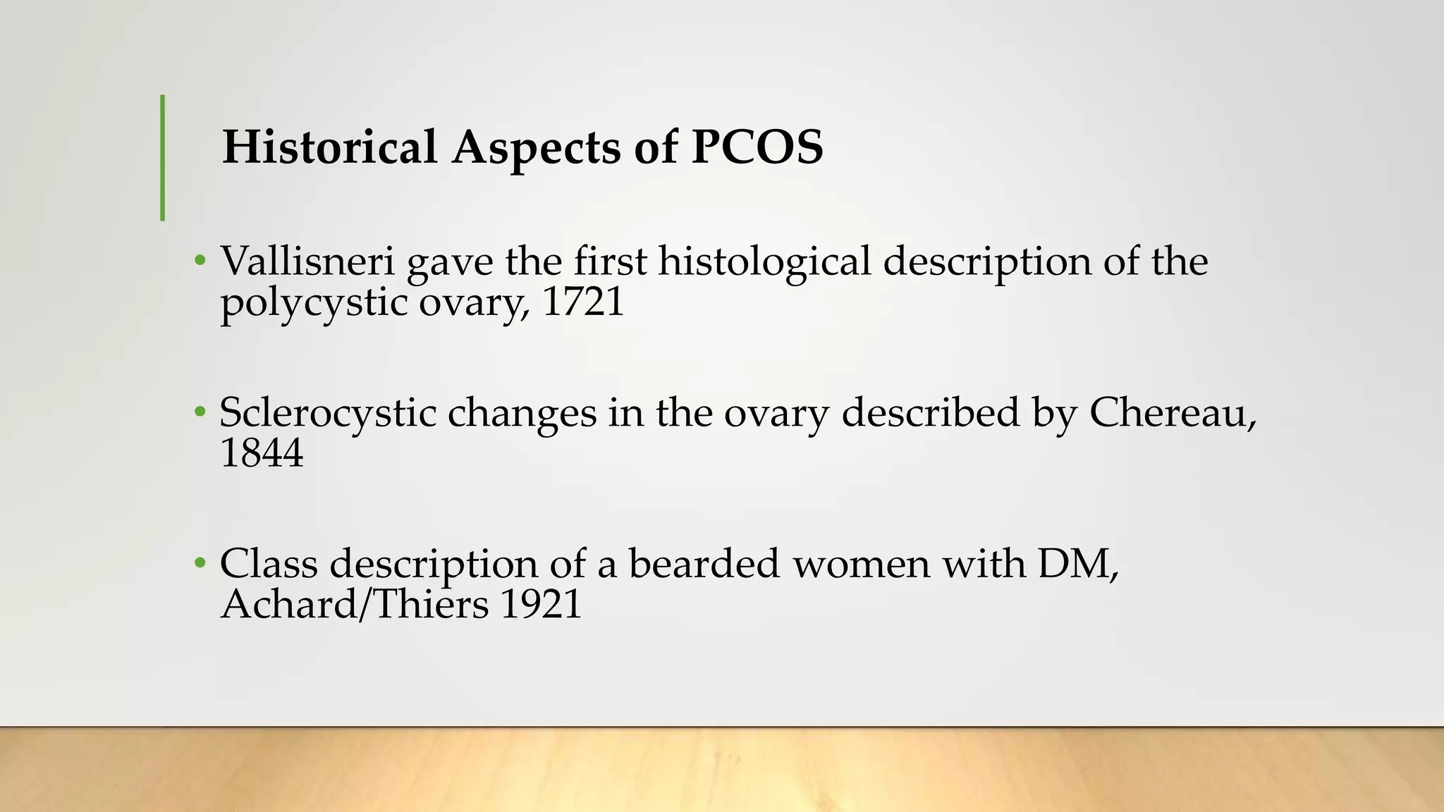 Polycystic ovarian disease (PCOS) | PPTX