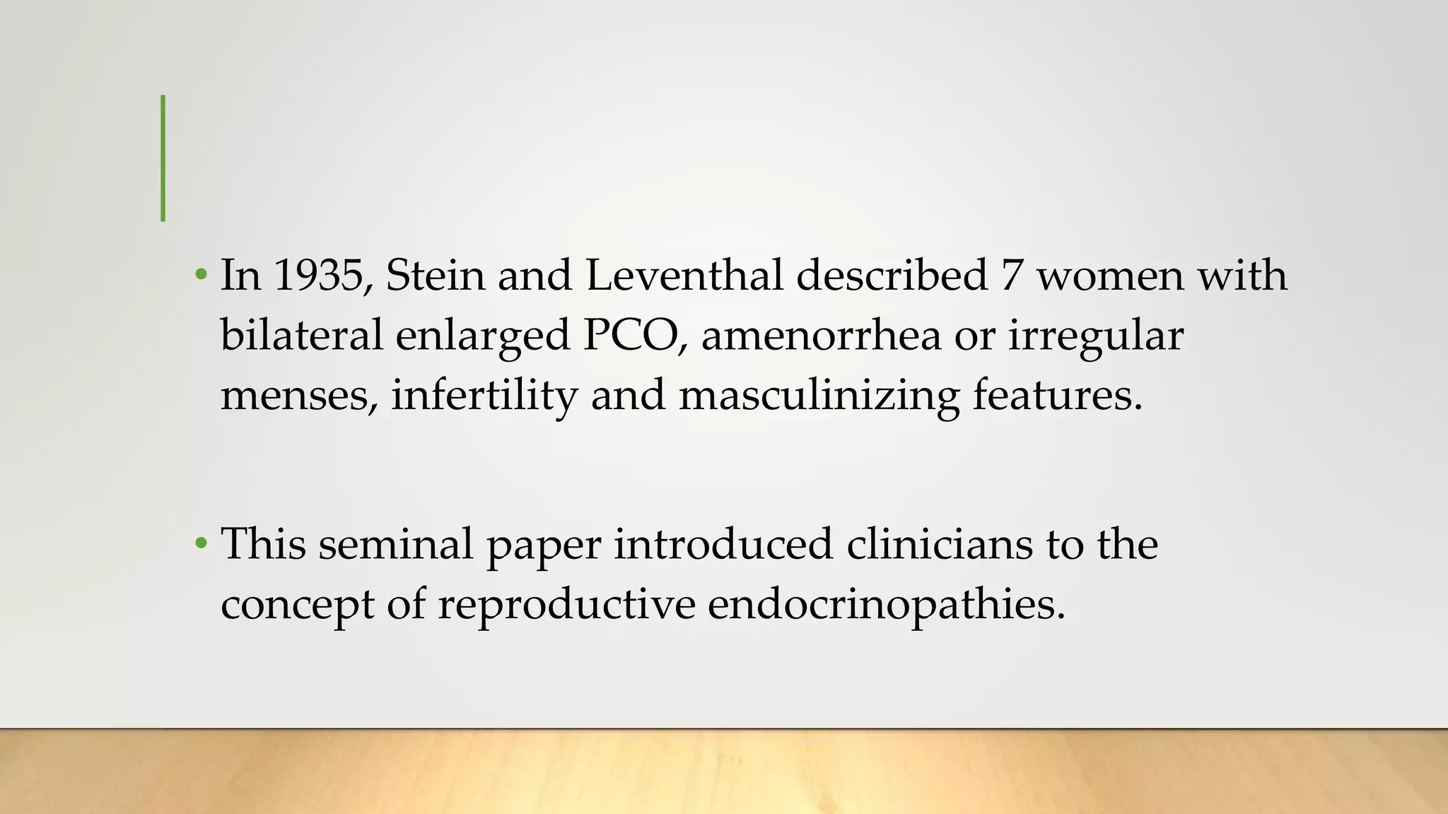 Polycystic ovarian disease (PCOS) | PPTX