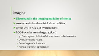 Polycystic ovarian disease (PCOS) | PPTX